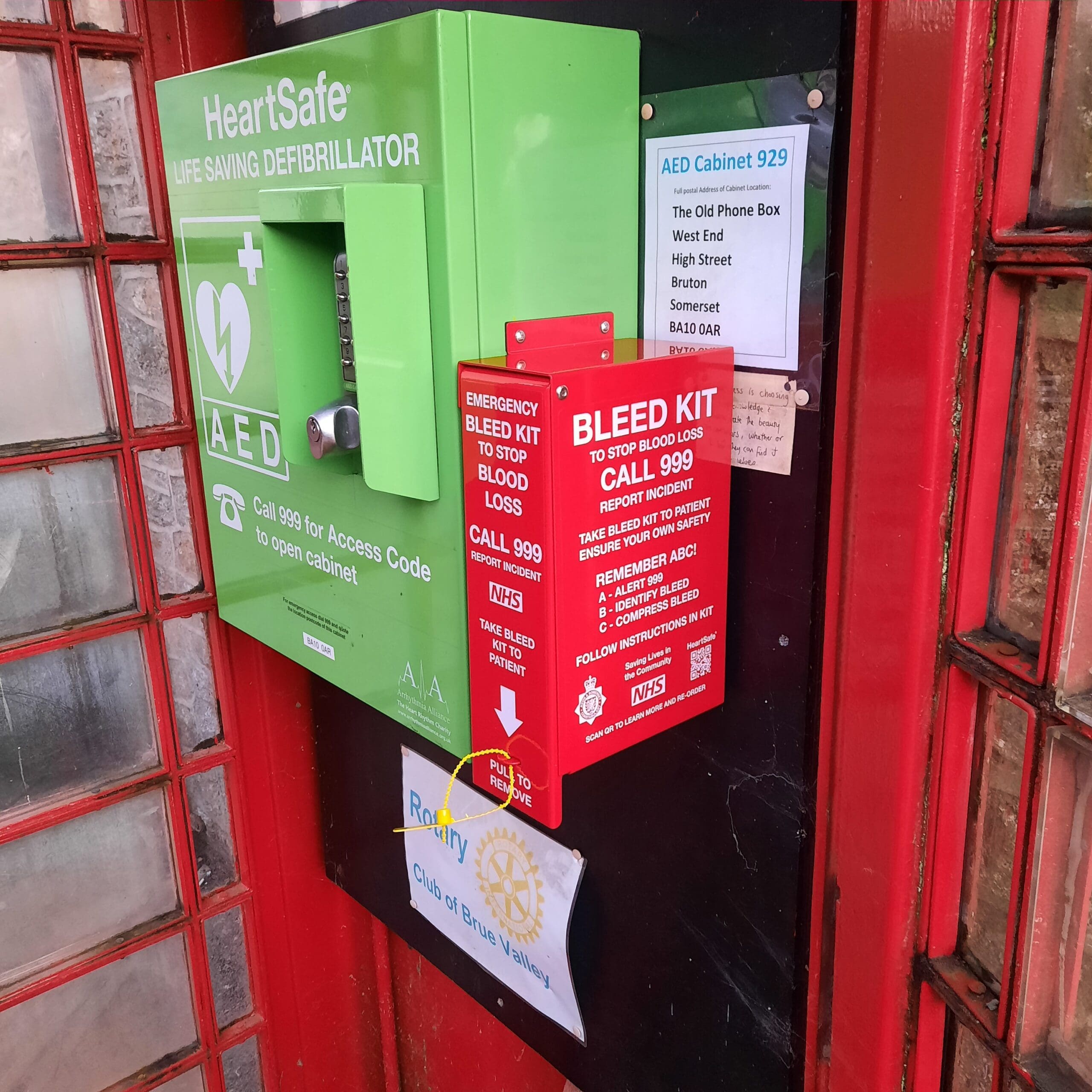 The Old Phone Box | HeartSafe® AED Locator